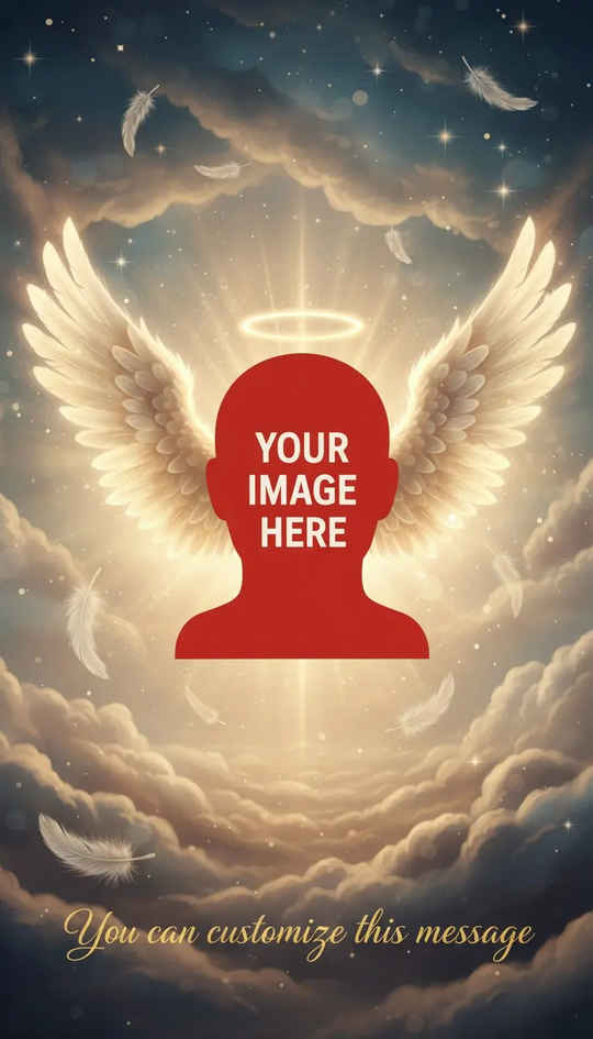 Angel Wings Embrace | Just Christmas Cards