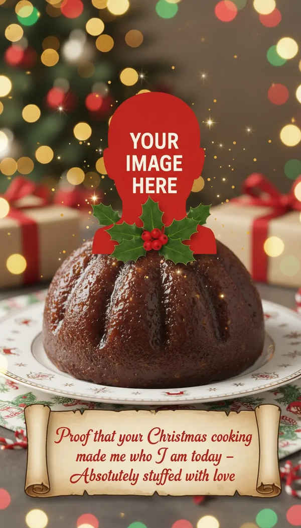 Mum's Christmas Pudding | Just Christmas Cards