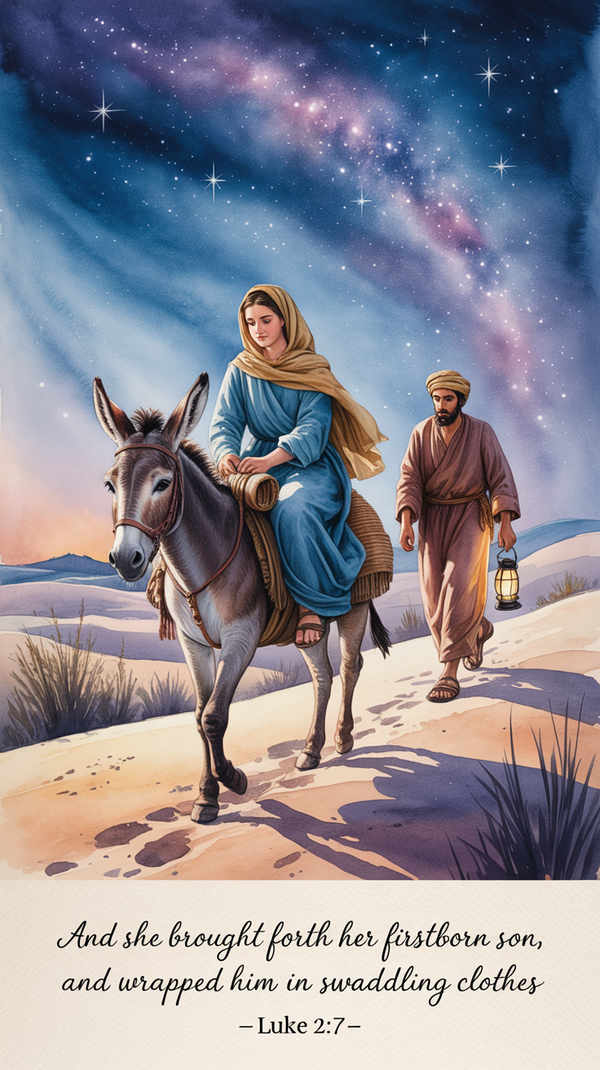 The Journey to Bethlehem | Just Christmas Cards
